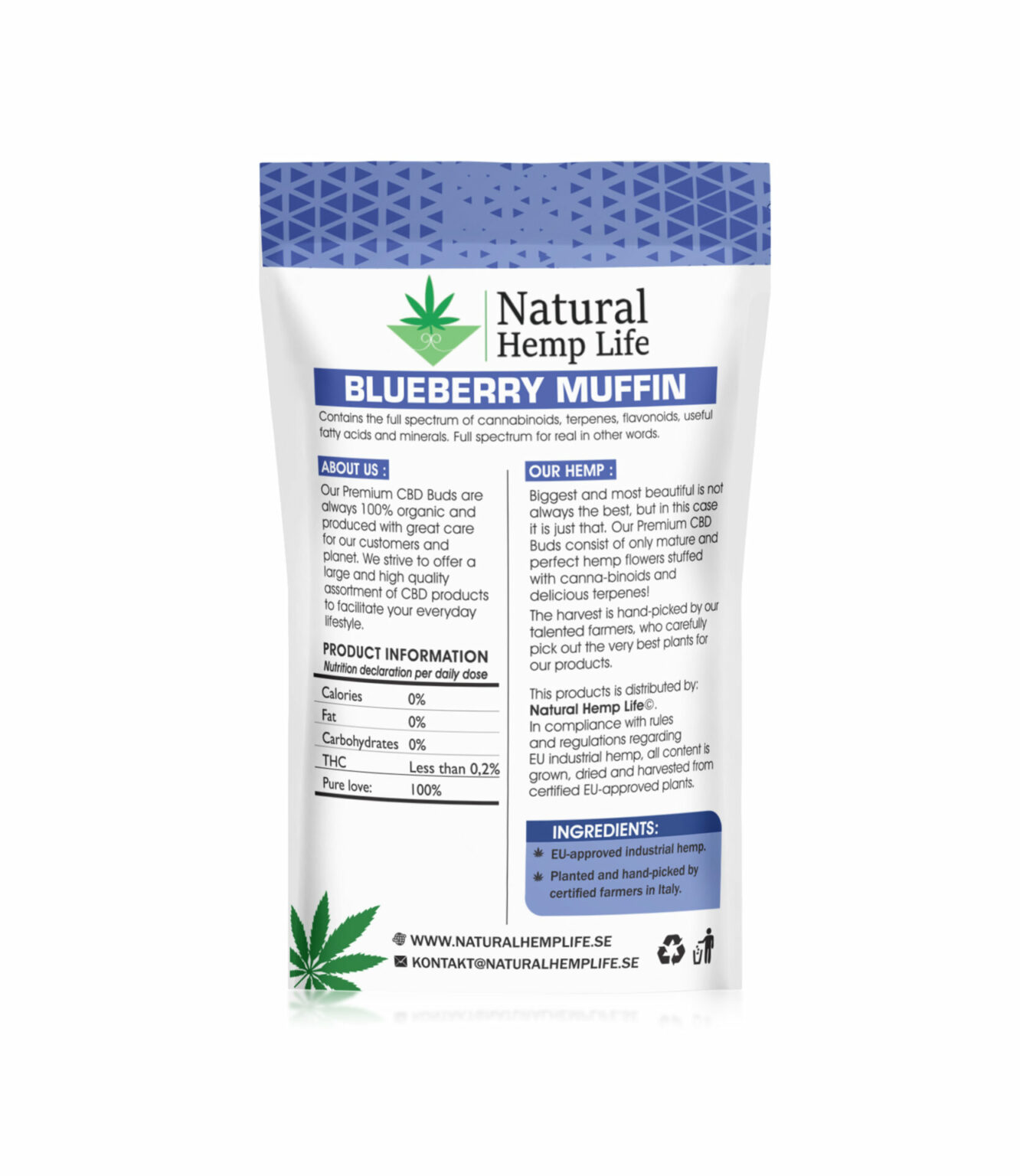 Blueberry Mufin Indoor | 16% CBD | Beställ hem snabbt och diskret